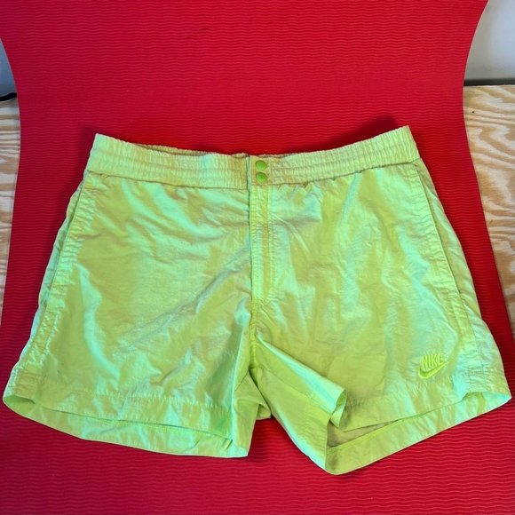 Nike | Shorts | Mens Nike Neon Yellow Shorts Sz Small | Poshmark
